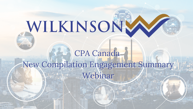 Compilation Engagements - Wilkinson Chartered Professional Accountants