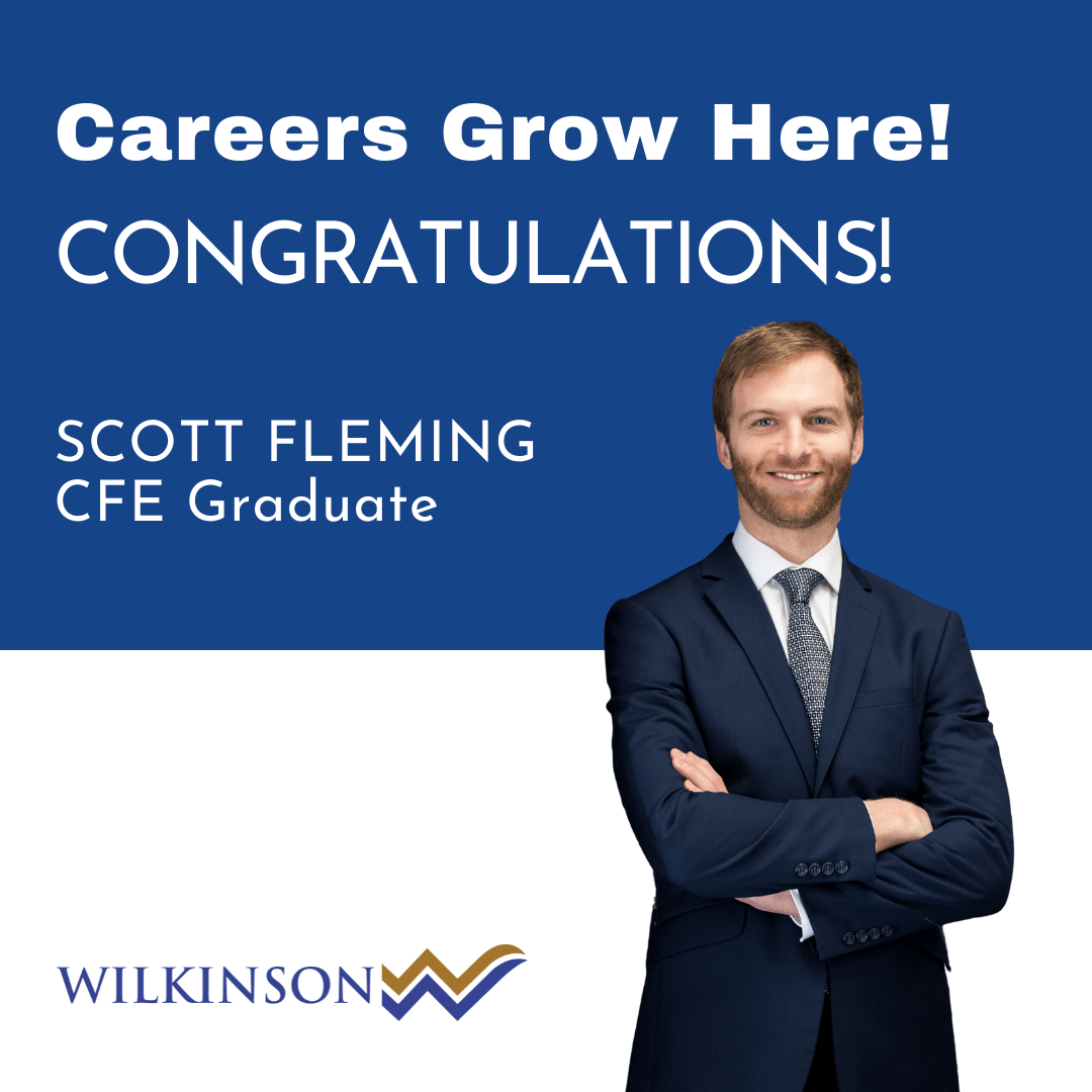 Congratulations Scott CPE Graduate - Wilkinson Chartered Professional ...